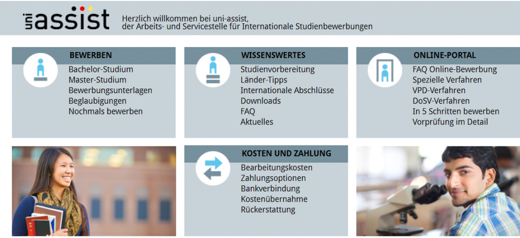 مرکز یونی اسیست Uni-assist چیست | آلمان اینفو